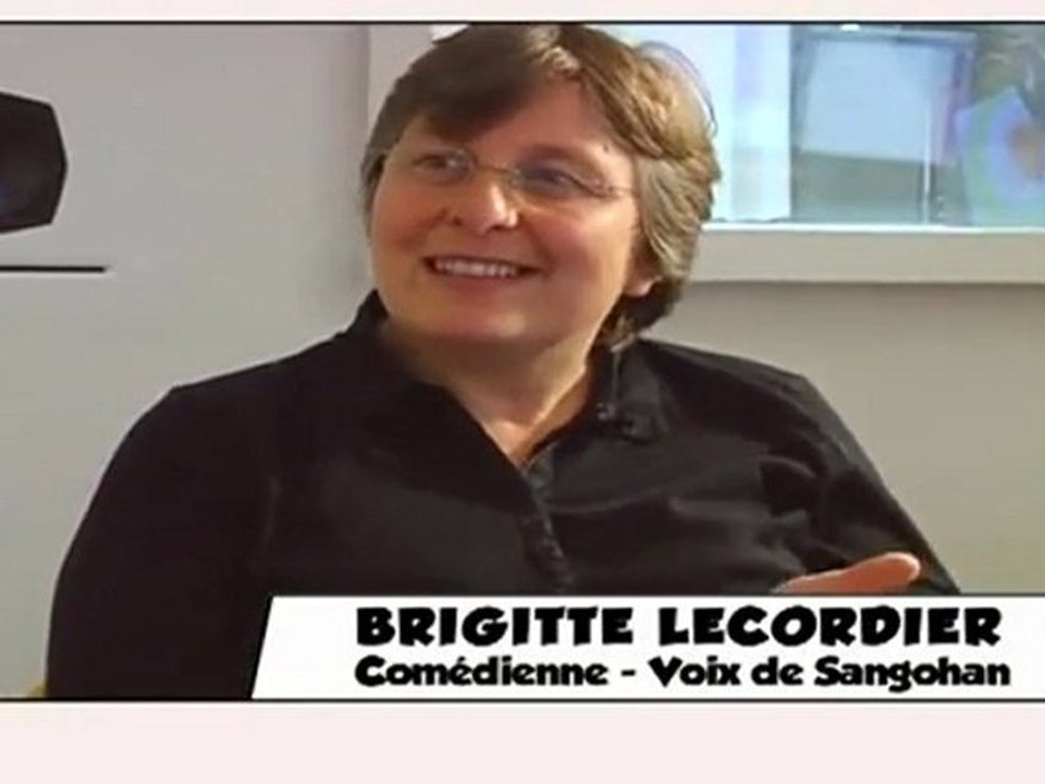 Reportage sur Brigitte Lecordier doublage voix de Sangohan - Vidéo ...