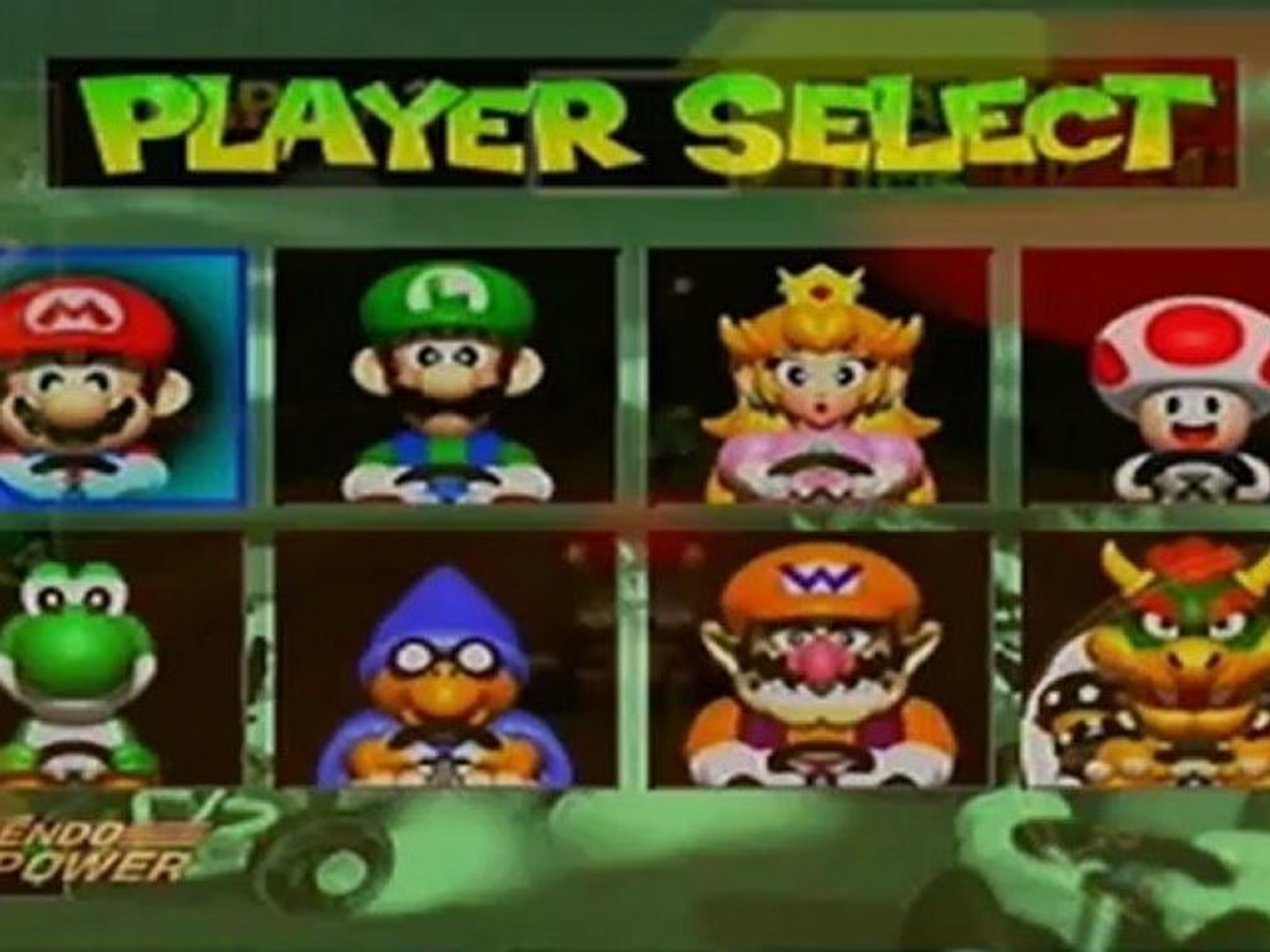Mario Kart 64 Characters Select