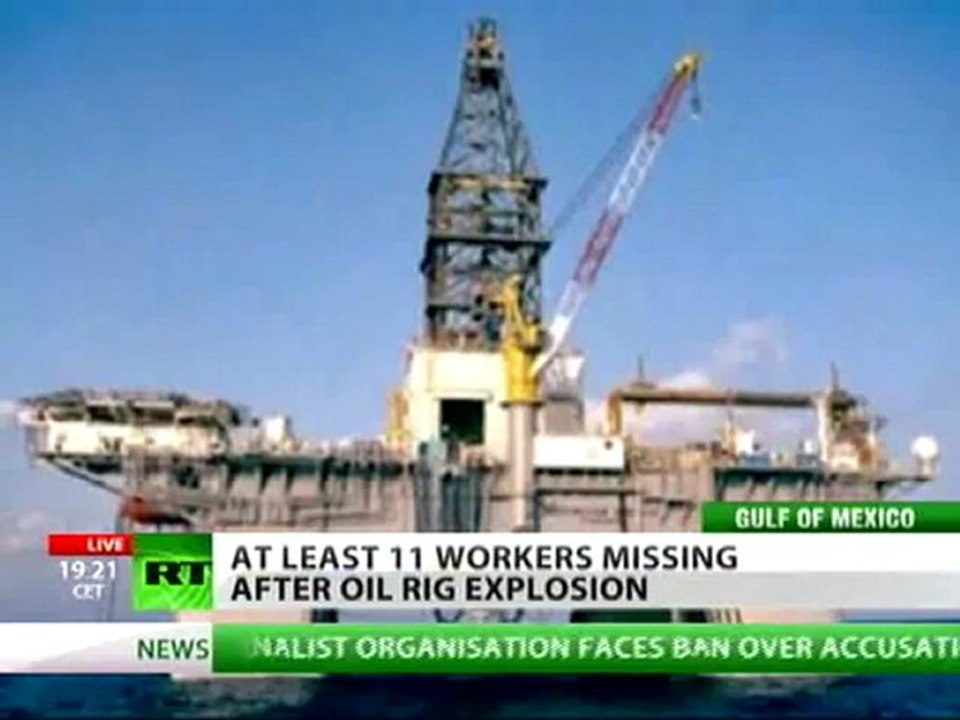 Oil rig explosion: 11 missing after fire on Deepwater Horizon drilling ...
