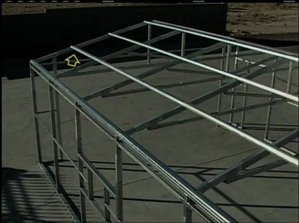 Metal Building Installation Series Step 5 - Hat Channel Spacing - video ...