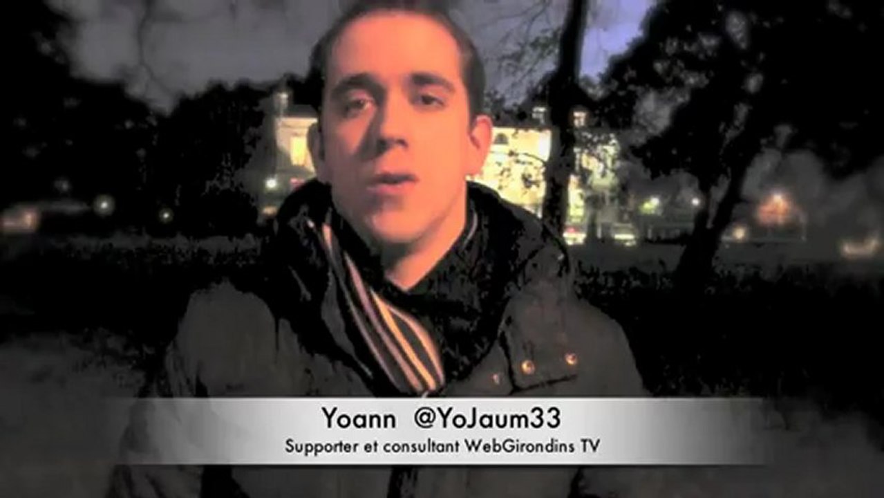 Yoann livre son sentiment sur le match des Girondins face au PSG ...