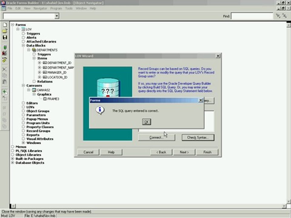 Oracle forms 10g LOV Part 1 - video Dailymotion