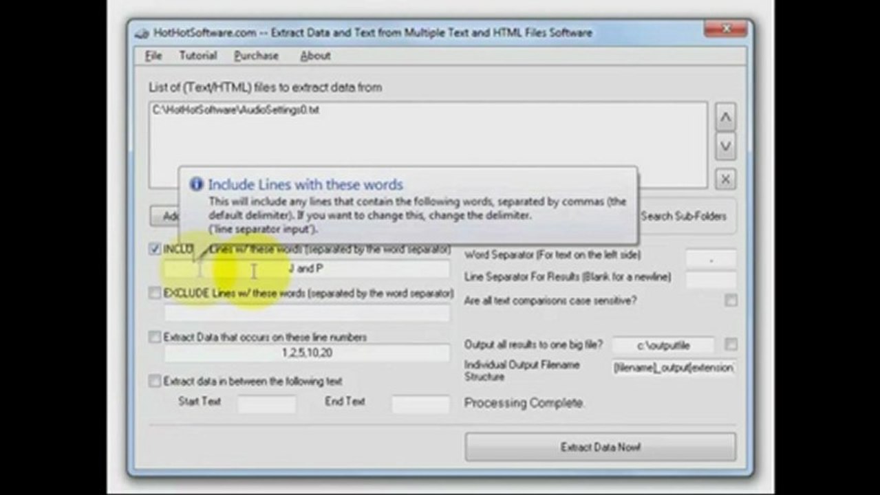 How To Extract Data And Text From Multiple Text And HTML Files Video