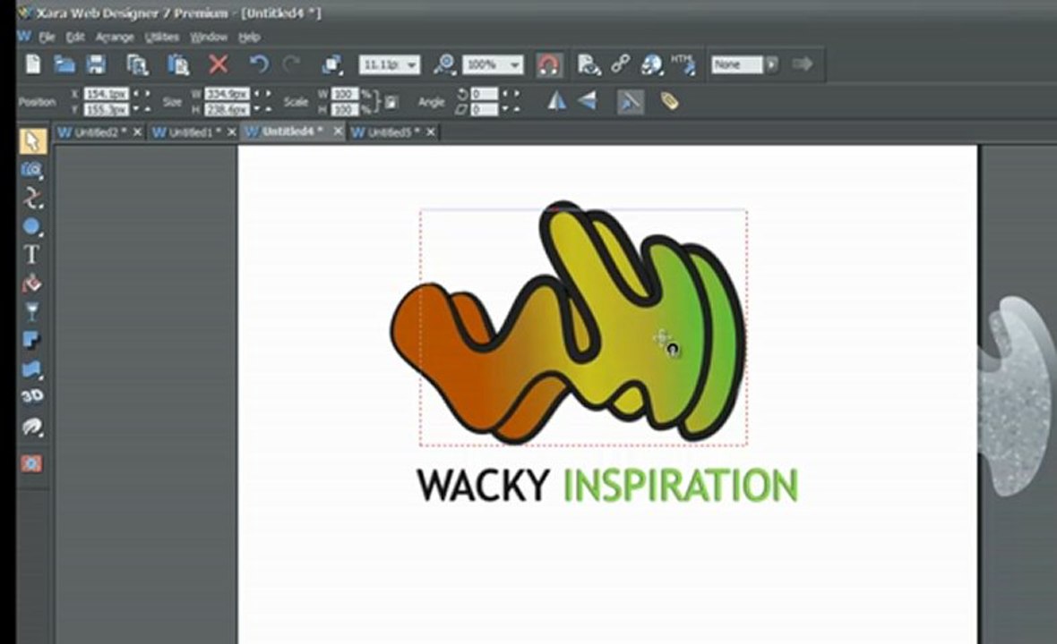 Web Design tutorials for Xara Web Designer 7 Premium Lesson 10: Shape ...