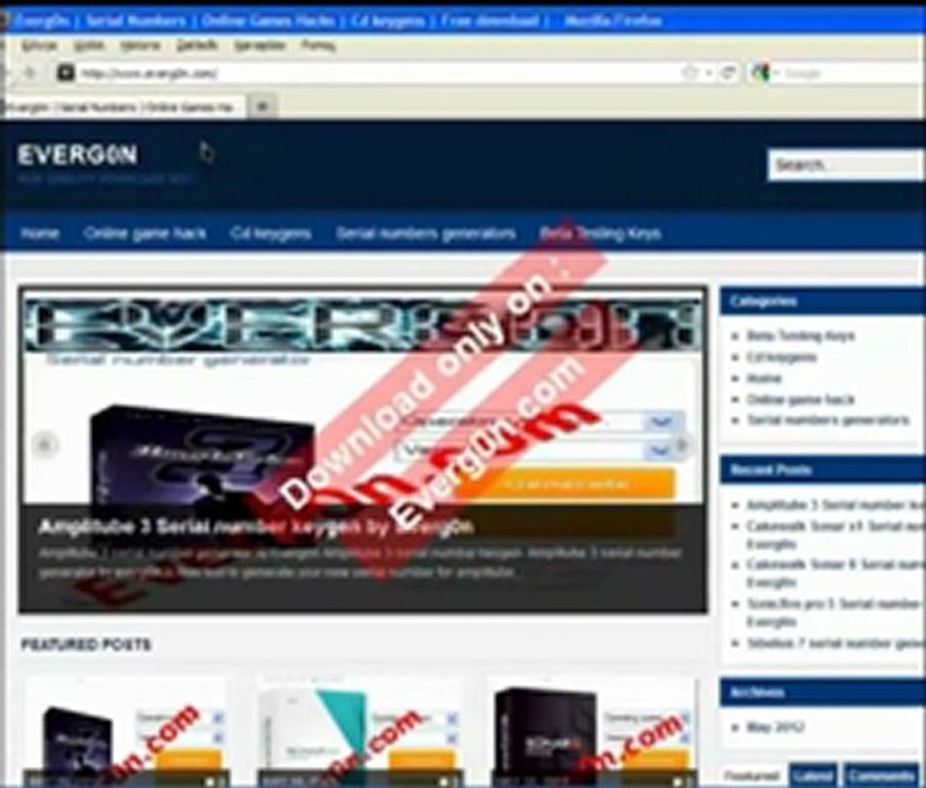 Amplitube 3 Serial keygen EVERG0N 2013 - video Dailymotion