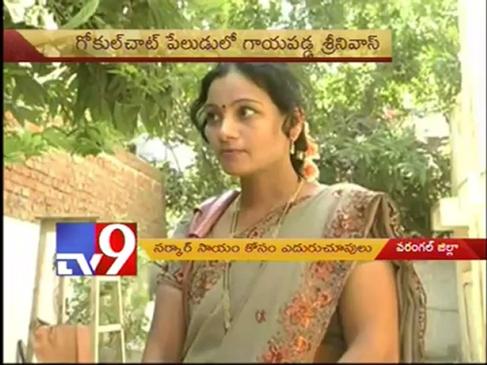 Gokul Chat bomb blast victim Srinivas seeks help - video Dailymotion