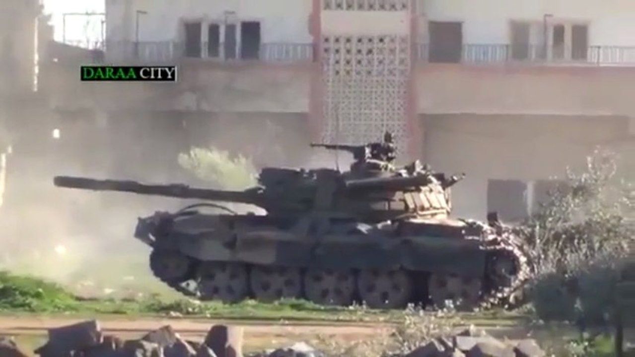 Syrian Army T-55 Tank Firing - video Dailymotion