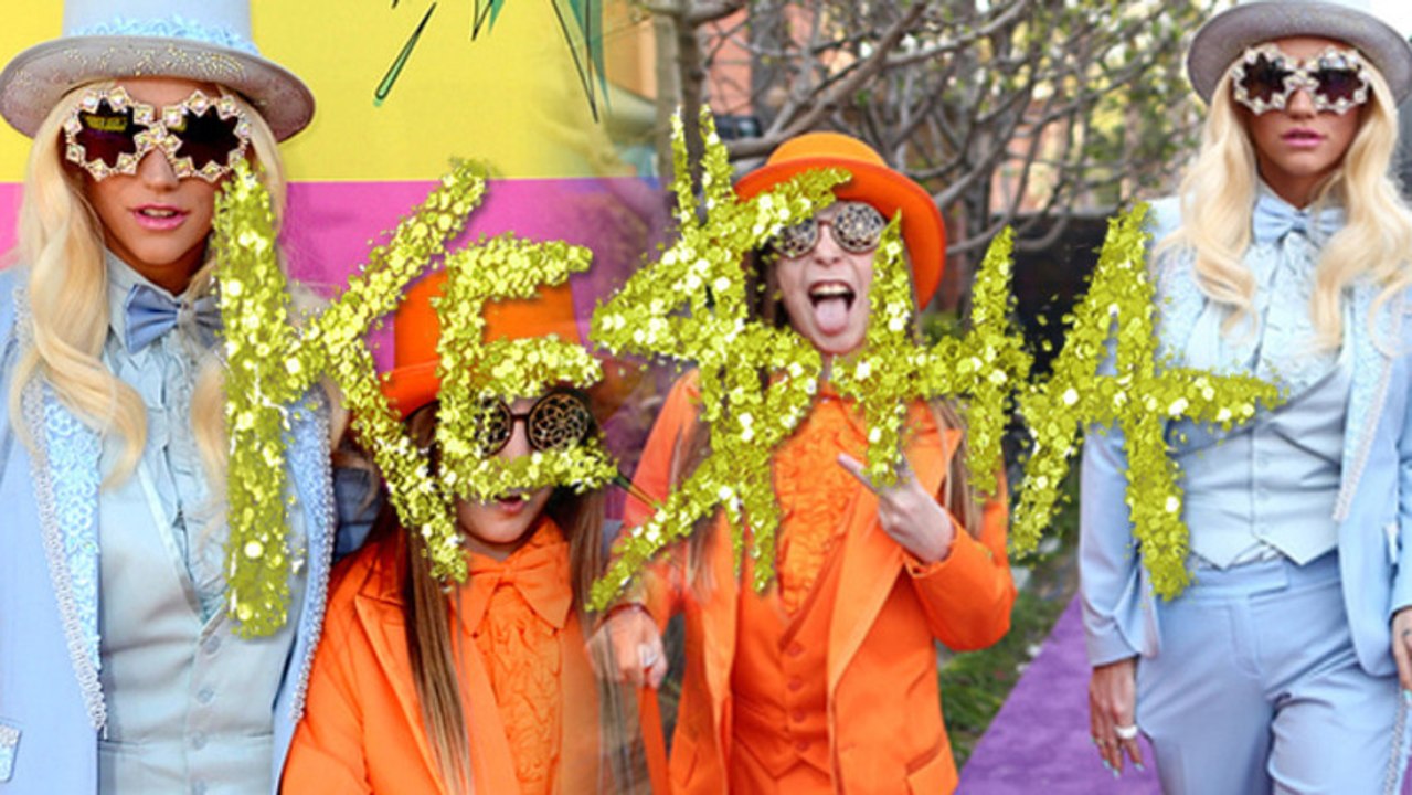 Ke$ha Hits Nickelodeon Kids' Choice Awards Dumb & Dumber Style - video ...