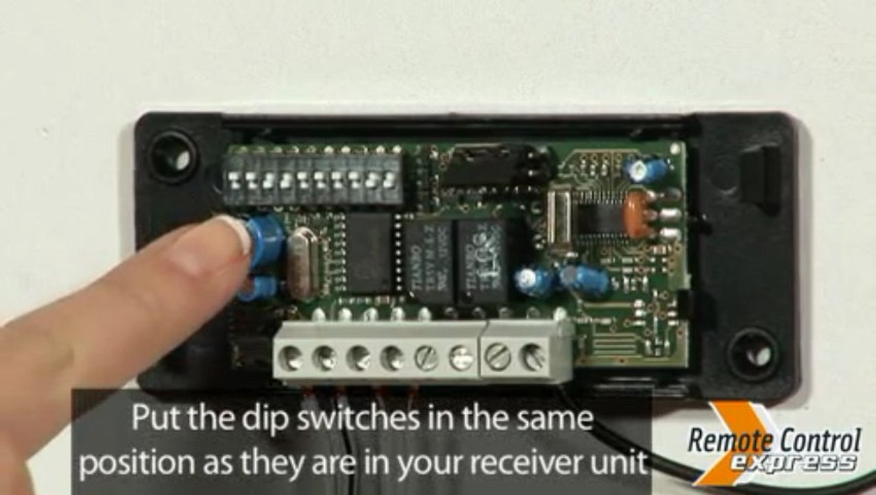 How to program a remote with Switchs - Vidéo Dailymotion