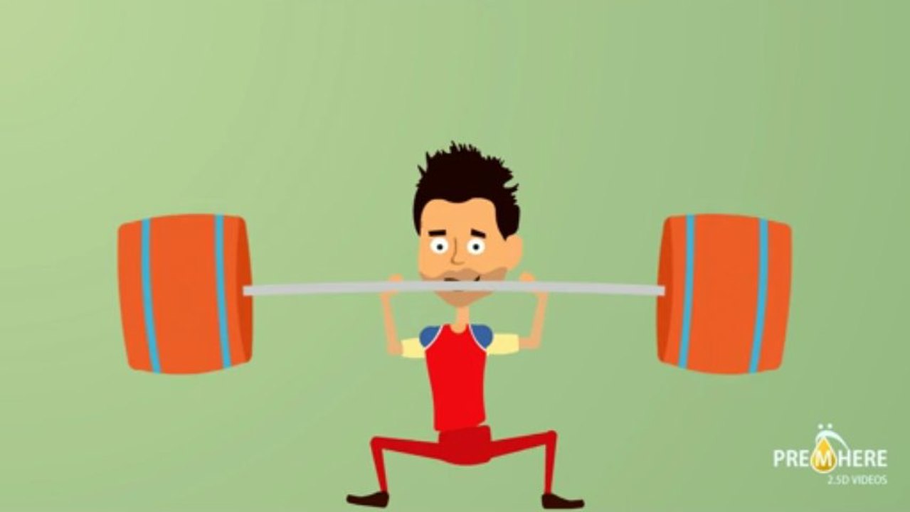 Weight Lifting Animation _ 2D Adobe Flash Animation - video Dailymotion