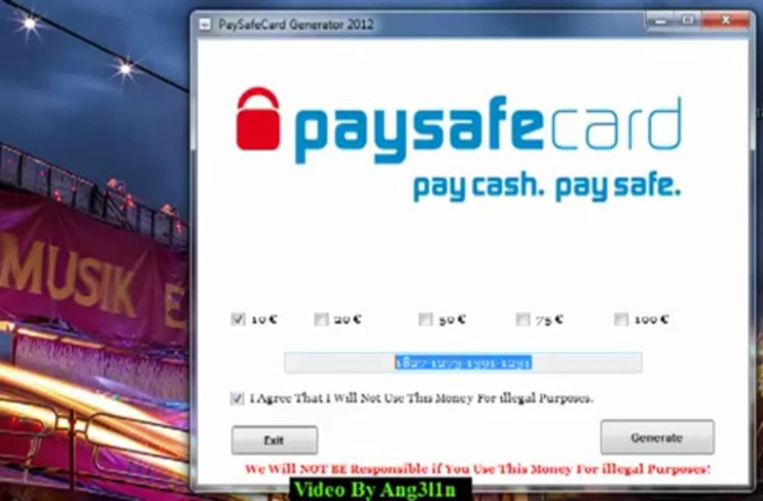 Paysafecard Code Generator Download Working Link Mediafire - video ...