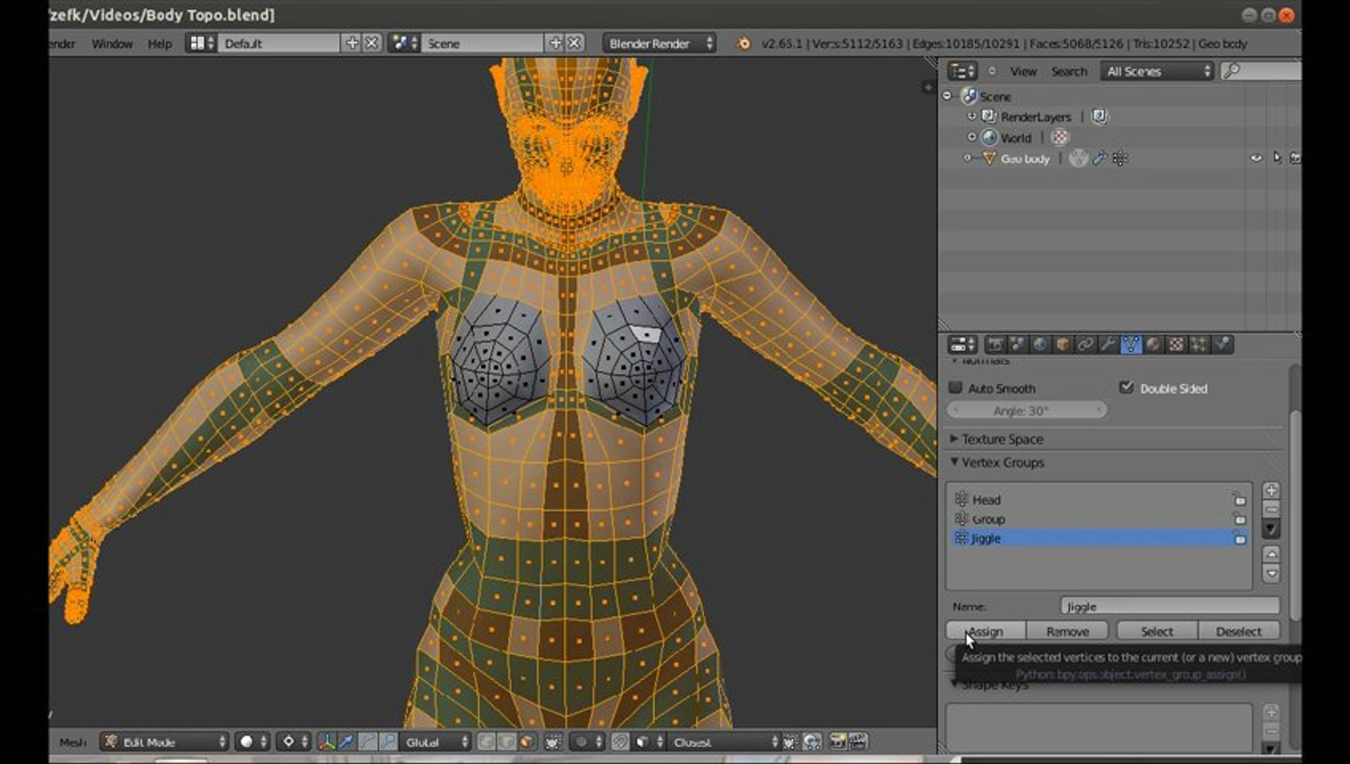 Jiggle Physics Blender