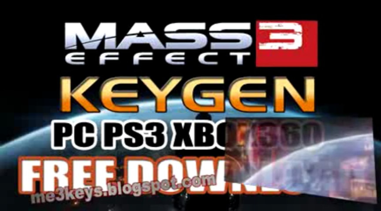 Mass Effect 3 Keygen - FREE Multiplayer Key Generator 2013 - video ...