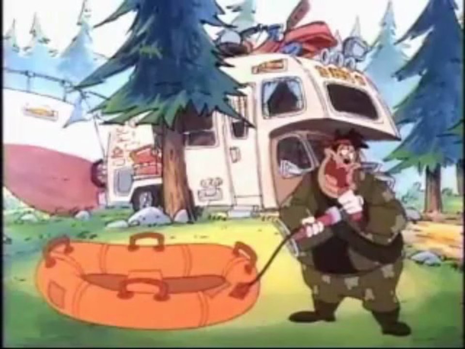 Pete inflating Pete's Raft and Bear Deflating Pete's Raft - video ...