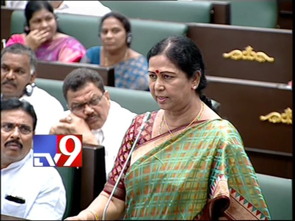 Galla Aruna Kumari remembers Ambati Brahmanaiah in Assembly - video ...
