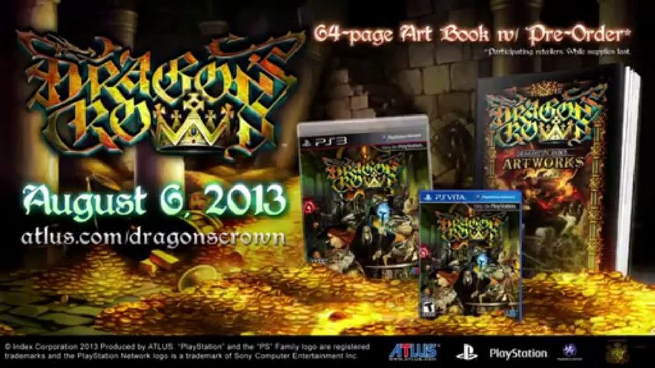 Dragon's Crown (PS3) - E3 2013 Trailer - Vidéo Dailymotion