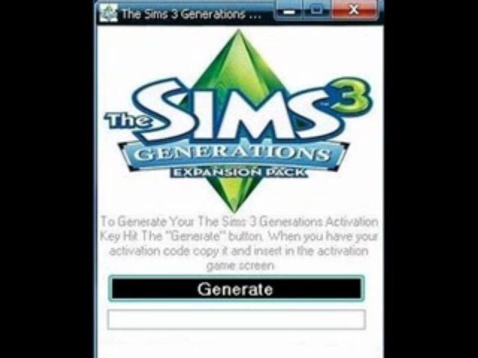 The Sims 3 Generations Keygen For PC Free Download - video Dailymotion