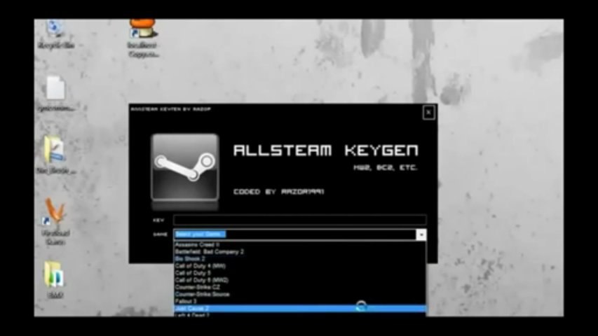 Steam Key Generator