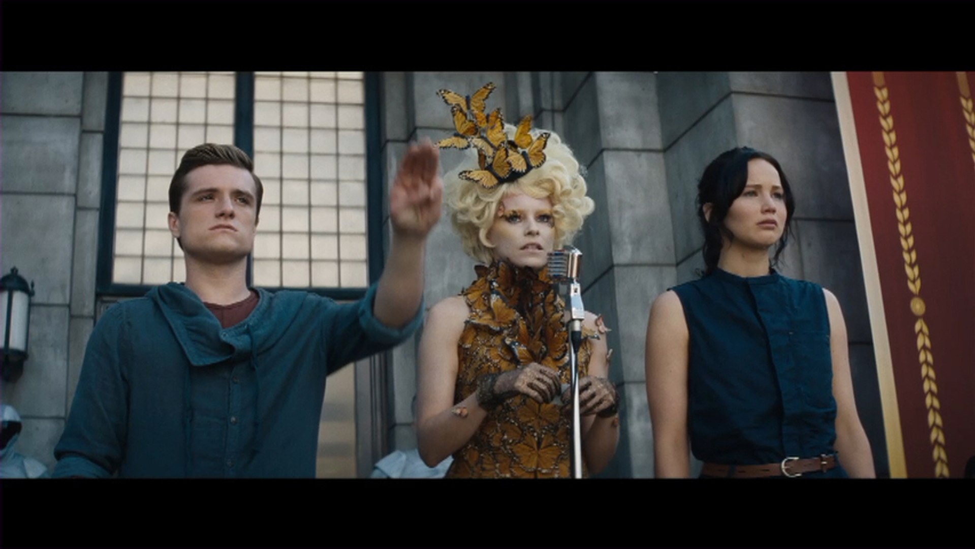 The Hunger Games Reaping Peeta And Katniss