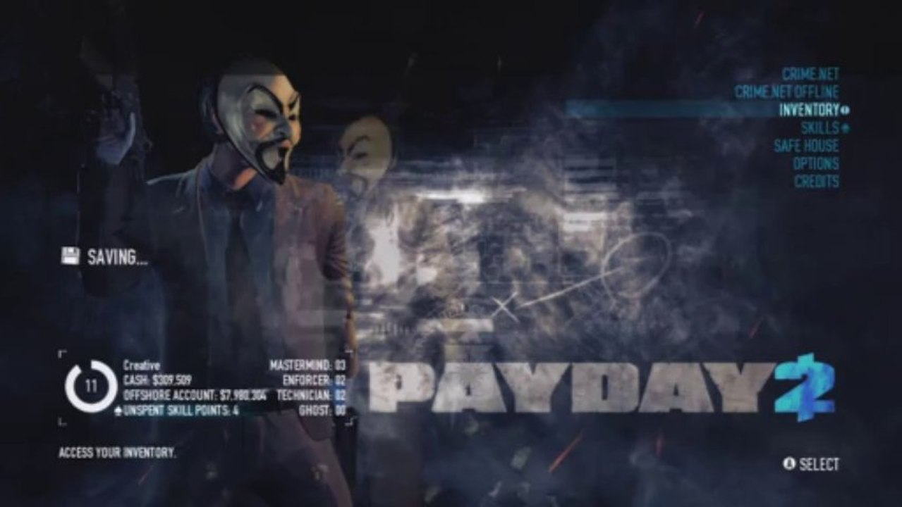 Payday 2 Anonymous Mask (Infamous Item) Xbox 360 - video Dailymotion