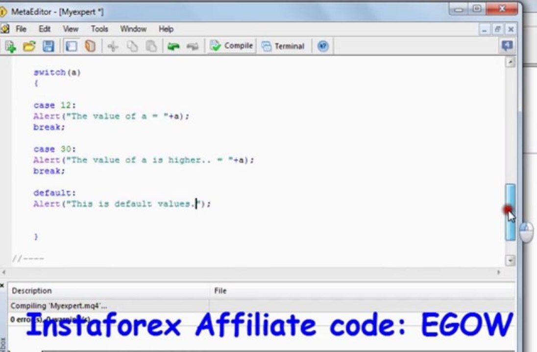 Mql4 Programming tutorial 13 - Switch Statement - video Dailymotion