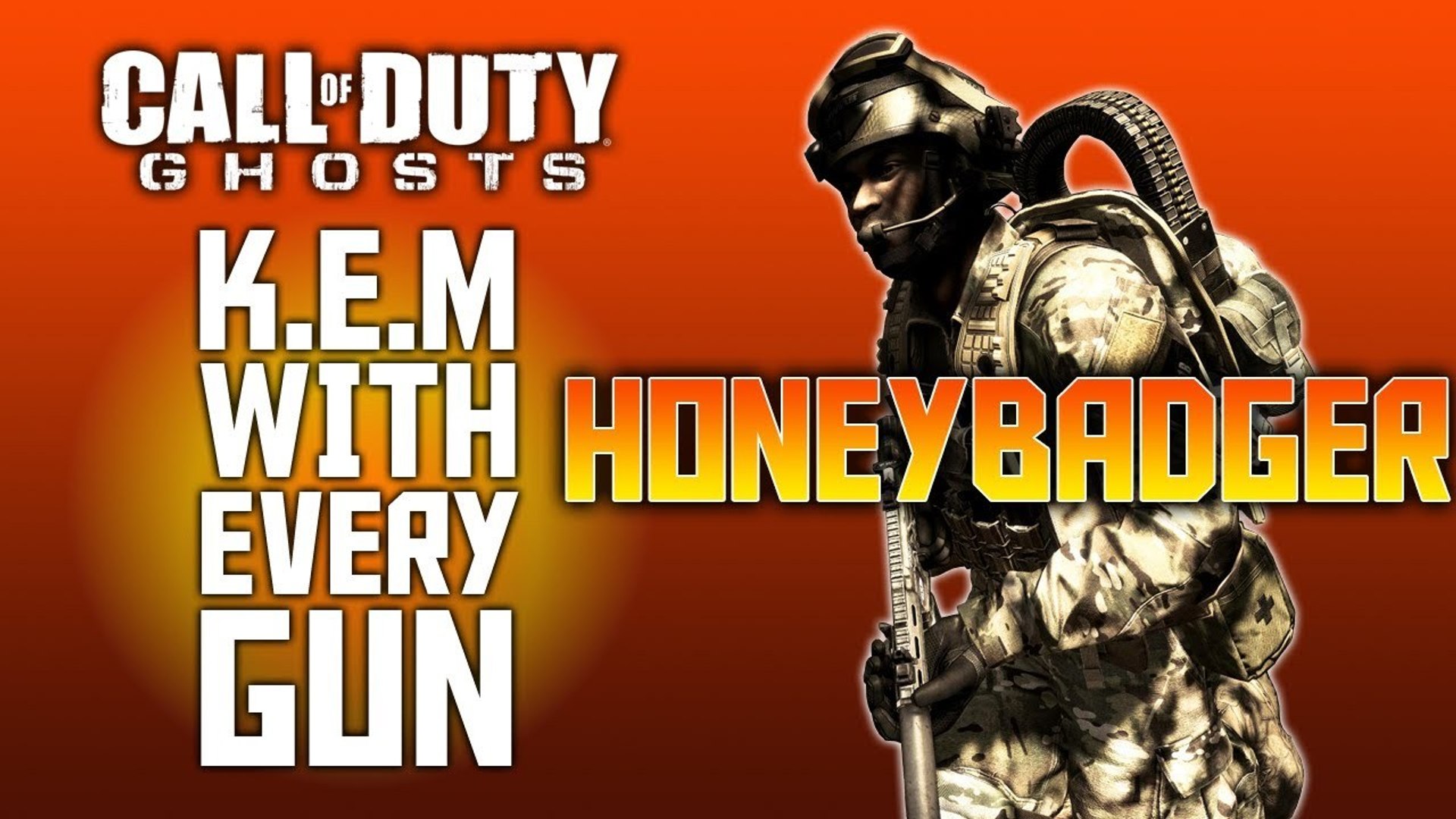 Call Of Duty Ghost Honey Badger Class
