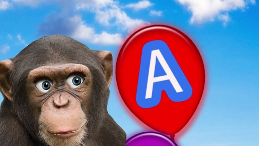 ABC Song Balloons (chimpanzee) - video dailymotion