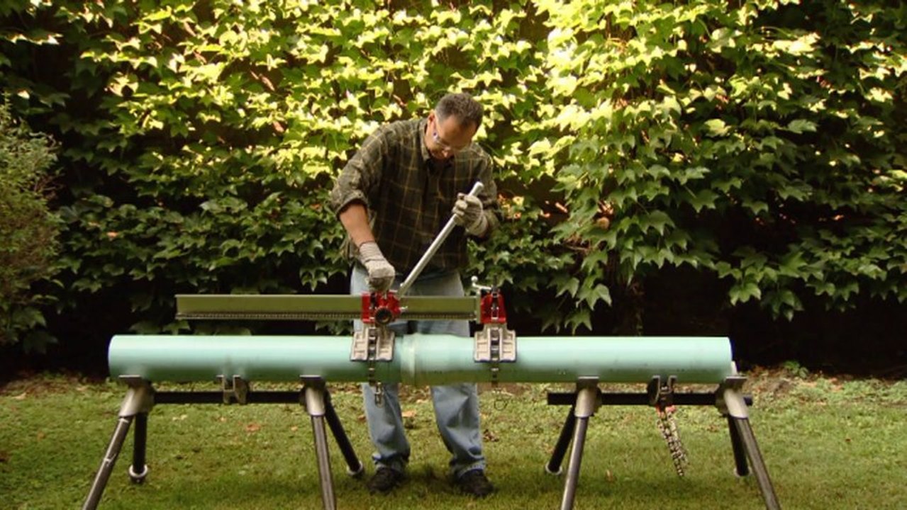 Plastic Pipe Joiner for Gasketed Pipe Demo - Reed Manufacturing - video ...