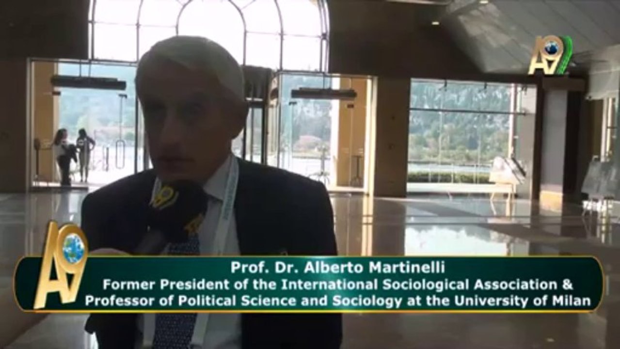 Prof. Dr. Alberto Martinelli, Former President of the International ...