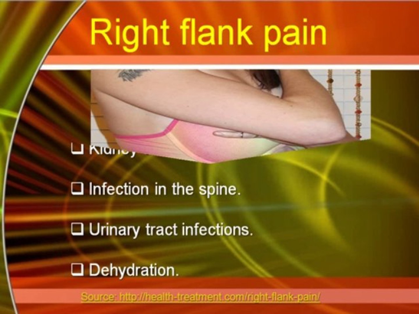 Pain In Right Flank Area