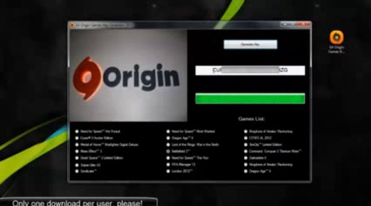!!!FREE ORIGIN KEY GENERATOR!!! (Tutorial) - video Dailymotion
