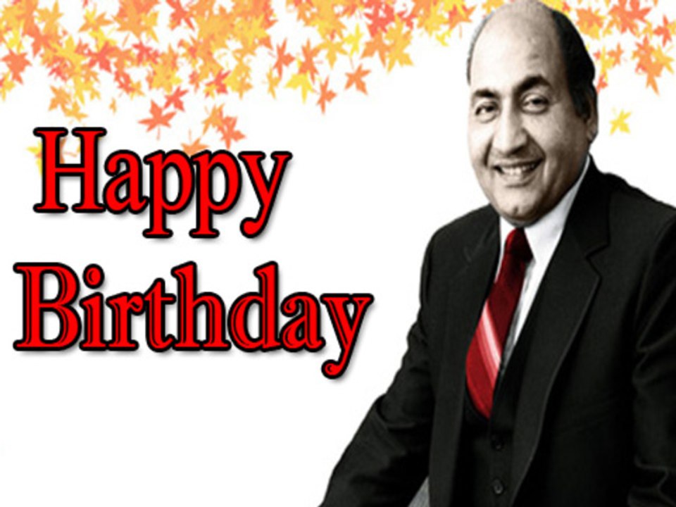 Happy Birthday Mohammad Rafi - video Dailymotion