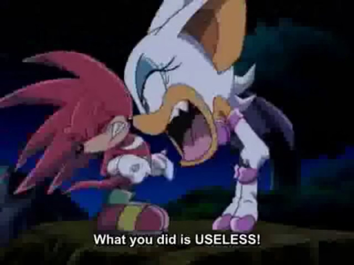Rouge And Knuckles Sonic X