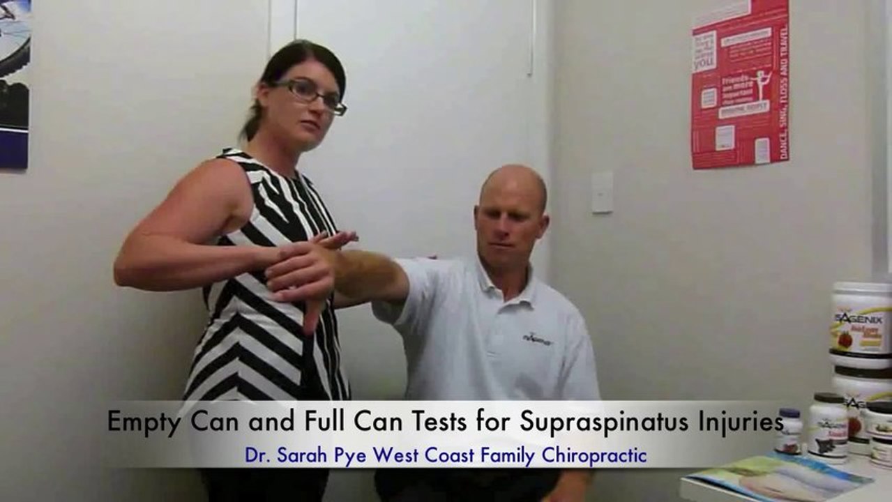 Empty Can and Full Can Test for Shoulder Supraspinatus Injuries - video ...
