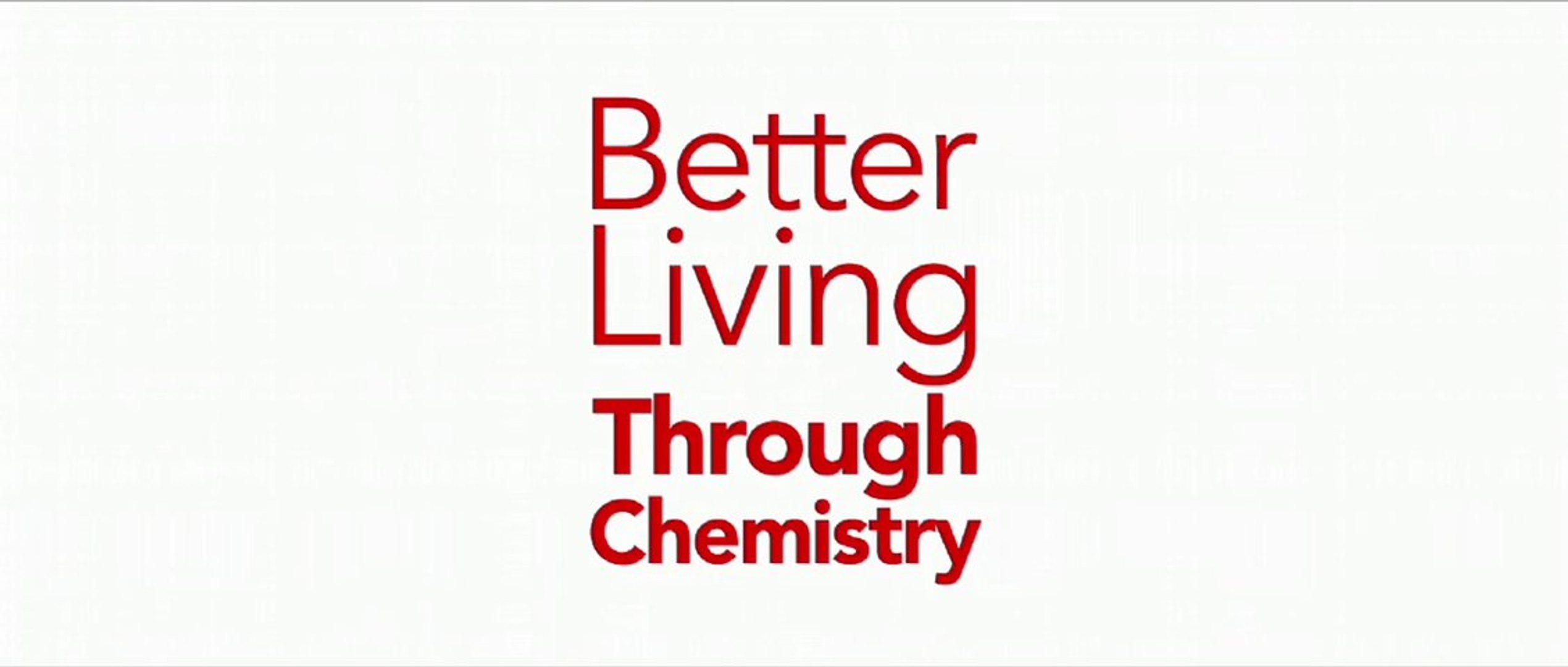 Better Living Through Chemistry