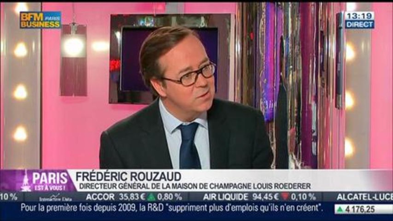 Le Paris de Frédéric Rouzaud, Champagne Louis Roederer, dans Paris est ...