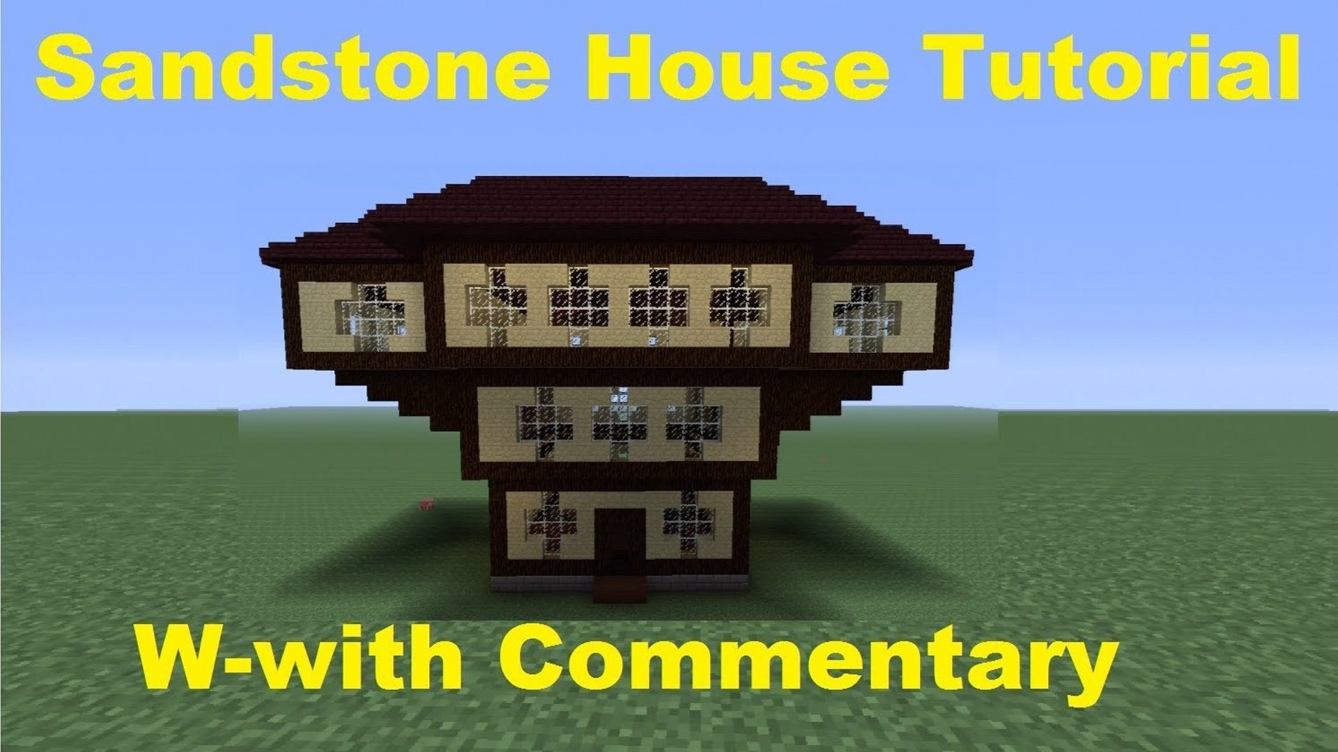 Sandstone Minecraft House