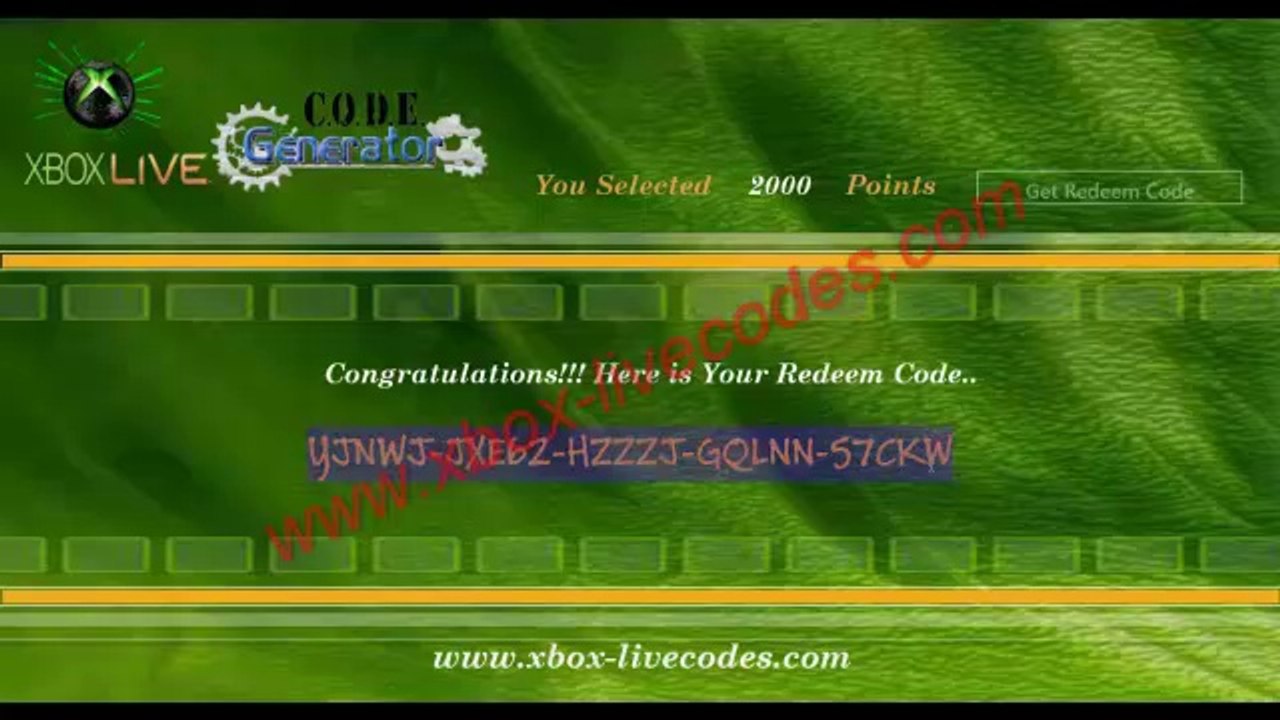 1600 Microsoft Points Redeem Code Generator For Free Download - video ...