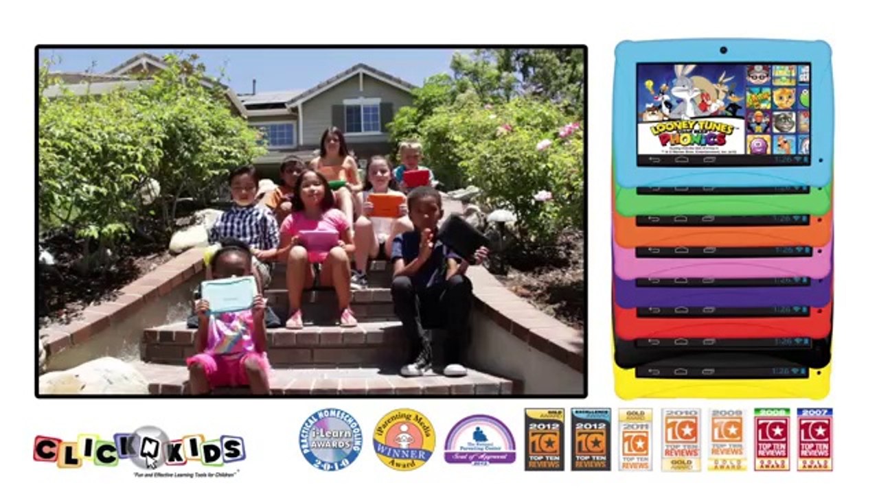 Read with Looney Tunes Phonics on the ClickN KIDS Tablet - video ...