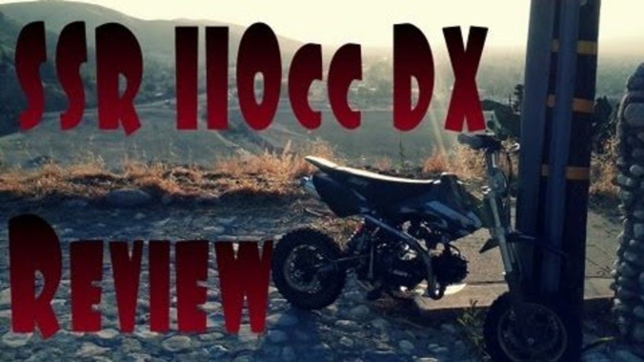 SSR 110cc DX PIT BIKE REVIEW - video Dailymotion
