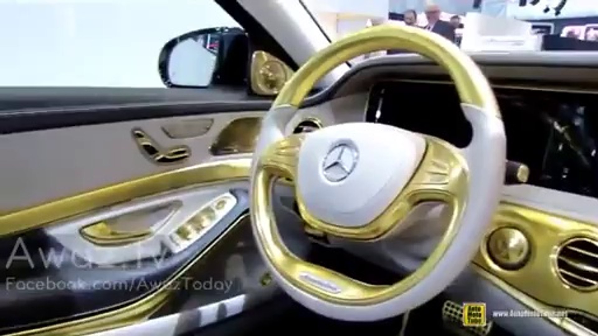 Gold Plated Mercedes