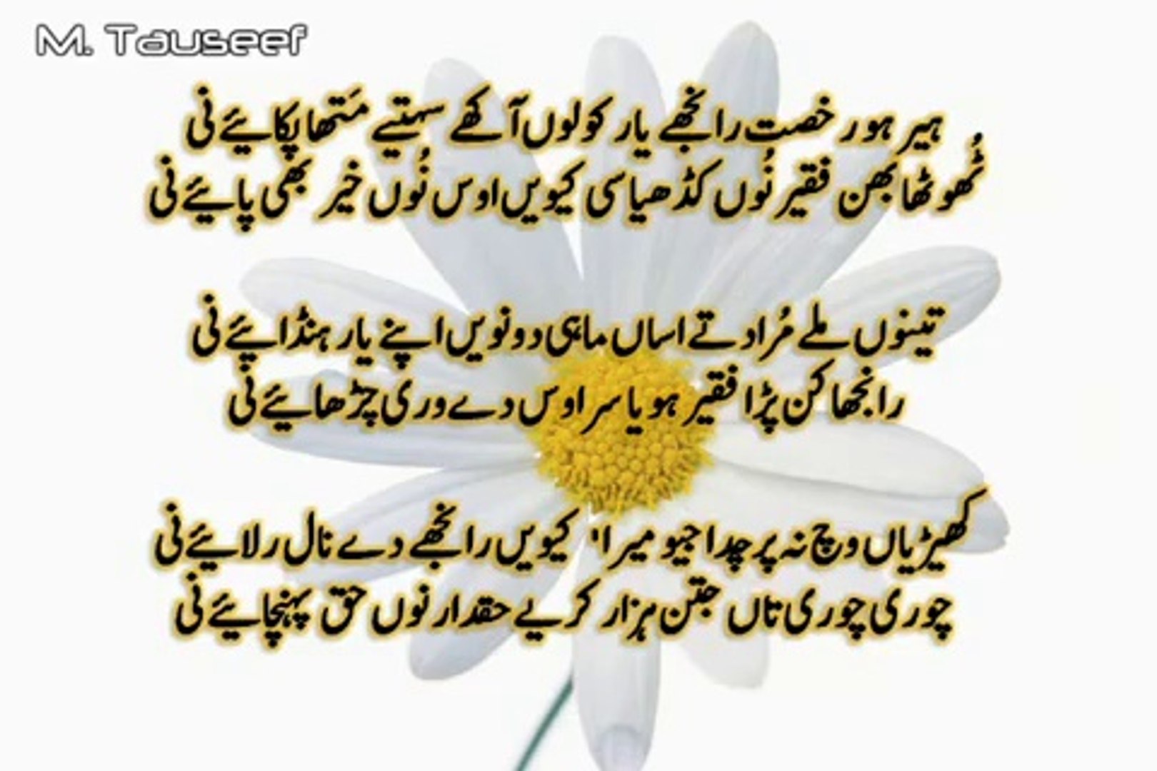 Waris Shah Poetry In Punjabi Font