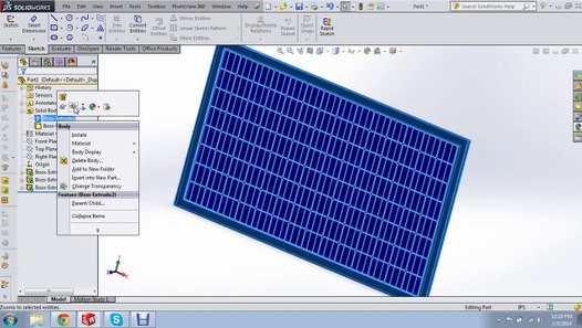 Solar Panel Solidworks Tutorial - video dailymotion