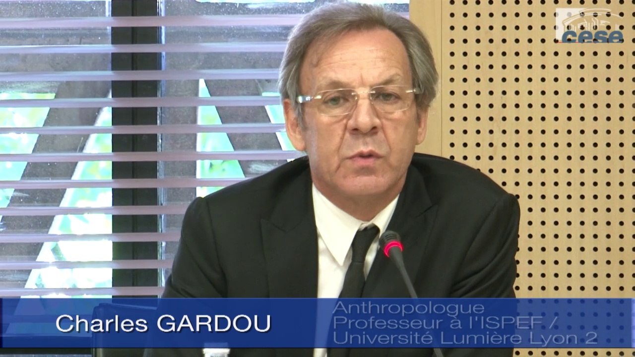 Audition de M. Charles GARDOU, Anthropologue - cese - Vidéo Dailymotion