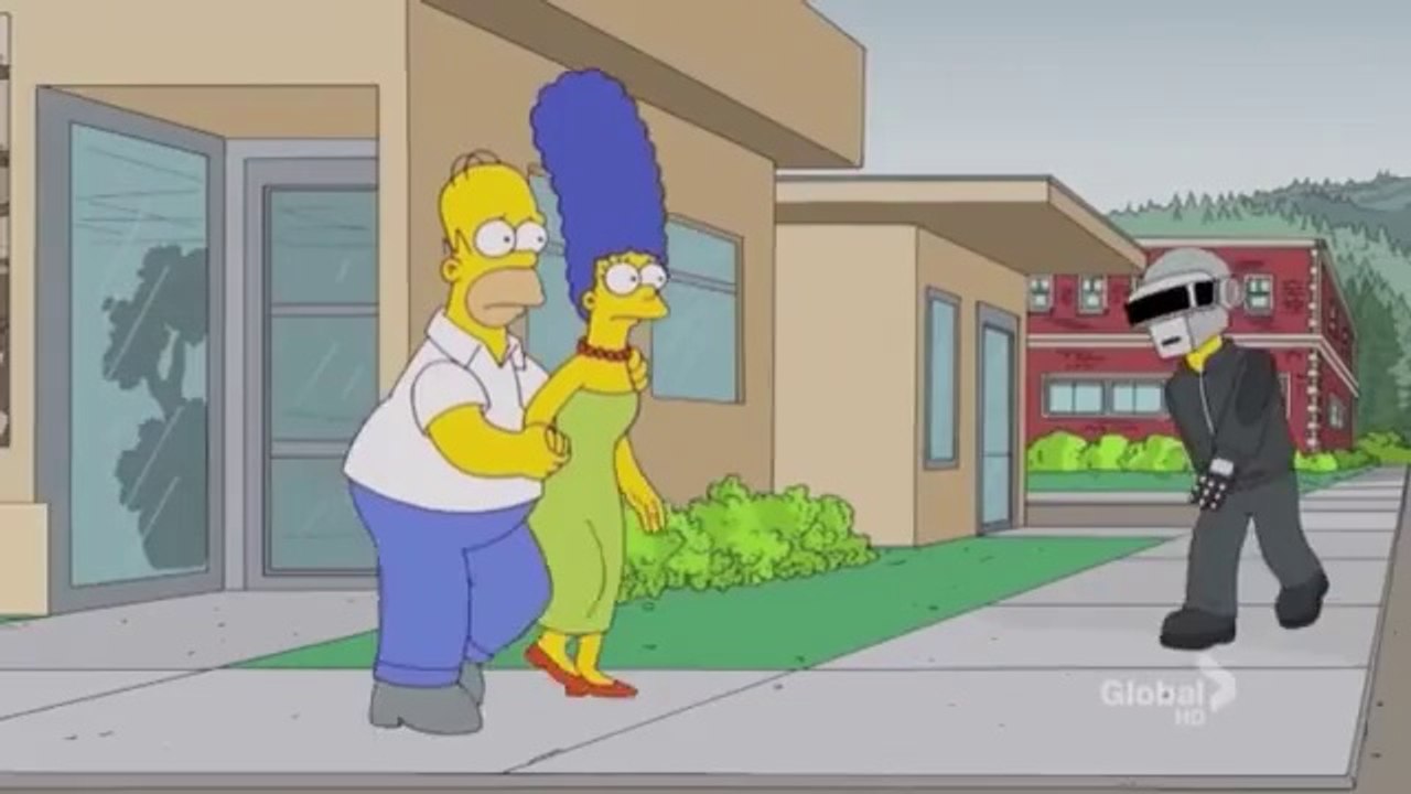 Daft Punk on The Simpsons - Vidéo Dailymotion