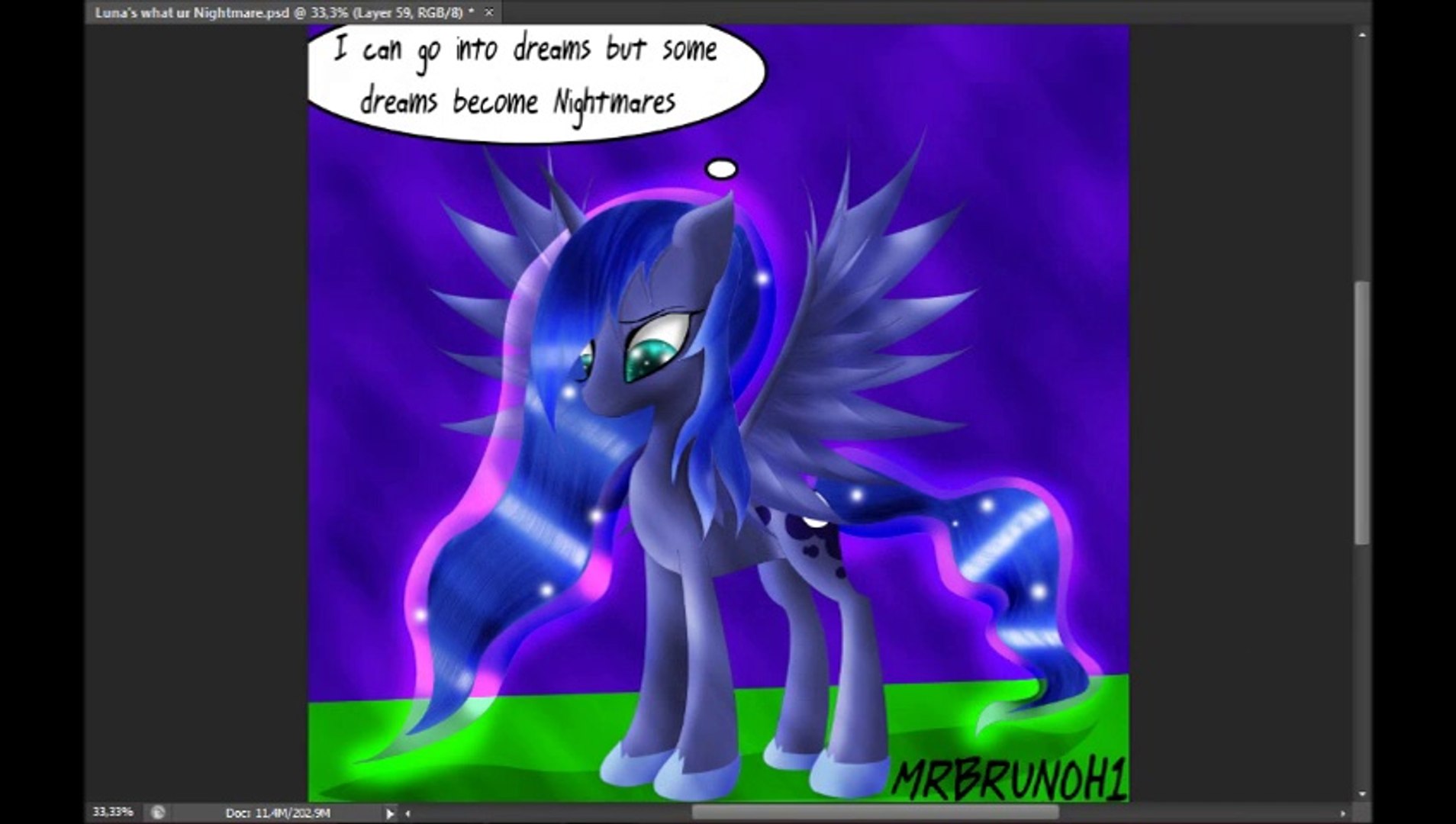 Princess Luna Filly Sad