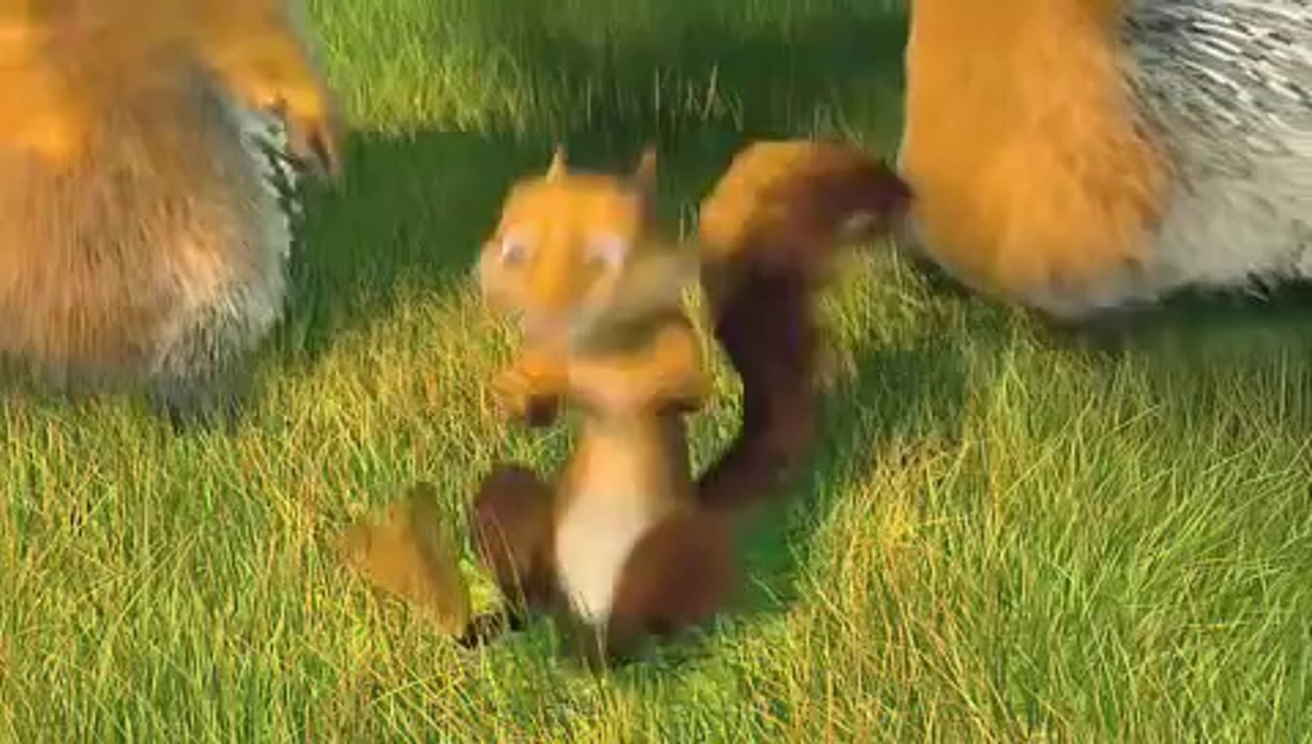 Rabid Squirrel Over The Hedge