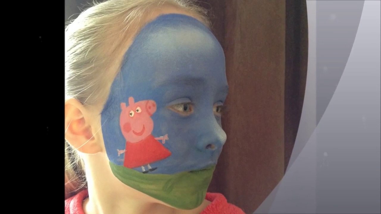 Peppa Pig Face Paint _ Make-up Tutorial Design - Easy Guide - Children ...