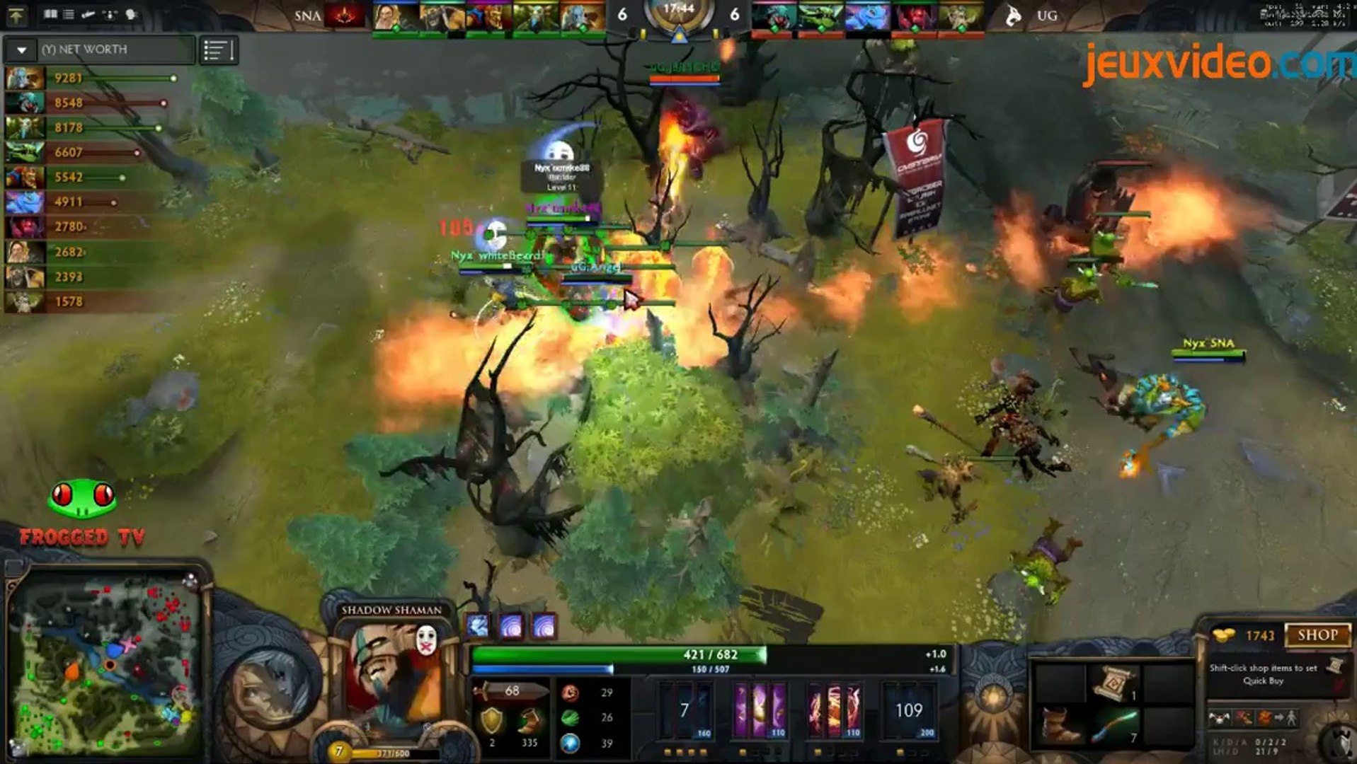 Dota live scores