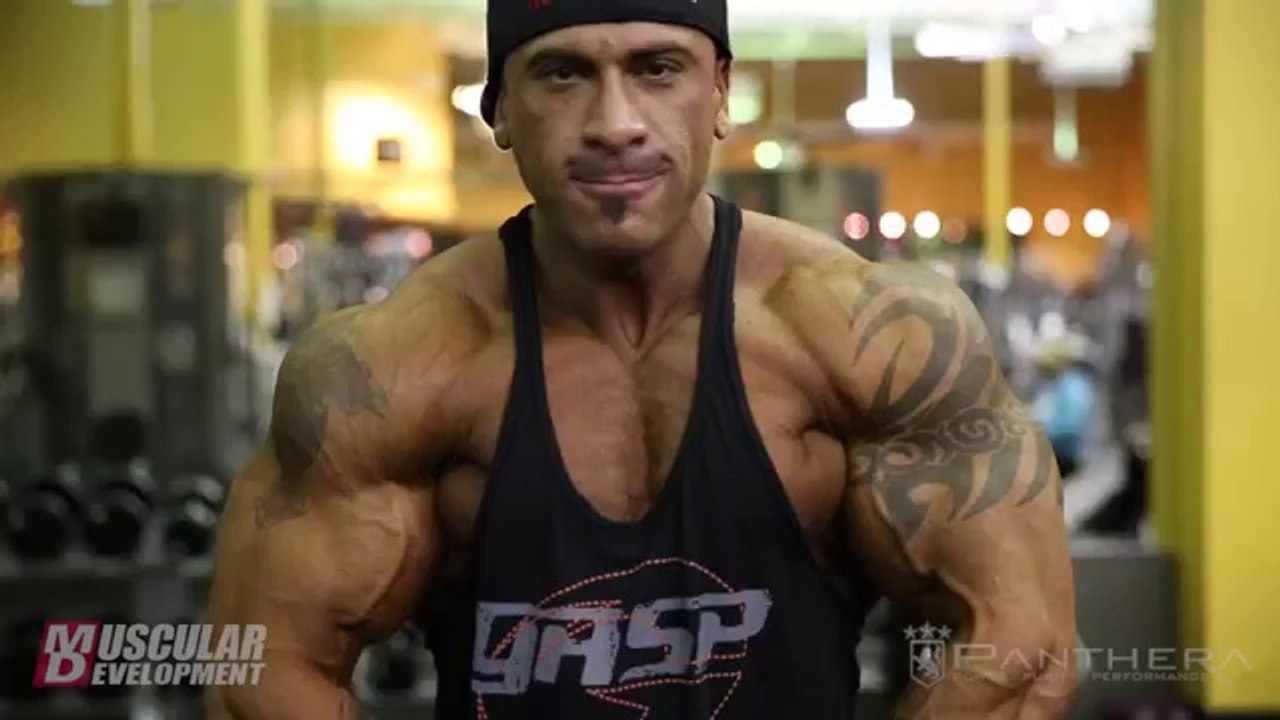 IFBB Pro Aaron Clark Trains Back and Biceps with NPC Competitor David ...